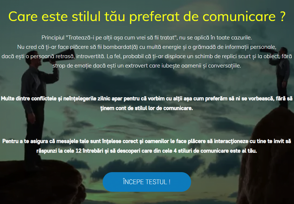 Test – Ce stil de comunicare ai? — Ovidiu Oltean
